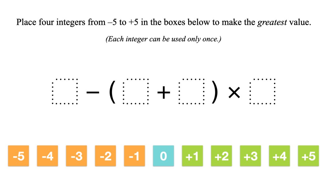 Open Middle Math – Chris Hunter